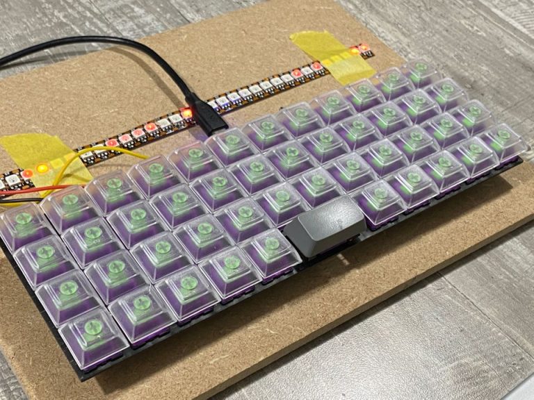 Project log: Hand-wired 40% ortholinear mechanical keyboard – Make ...